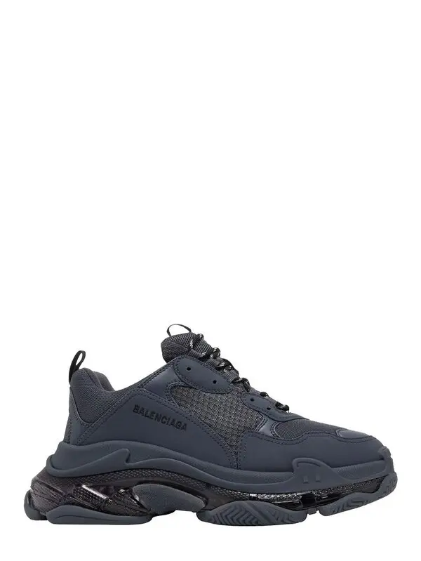 Balenciaga Triple S Sneaker With Clear Sole - Blue
