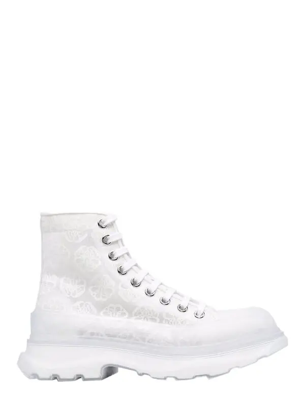 Alexander McQueen Tread Slick Boot - White