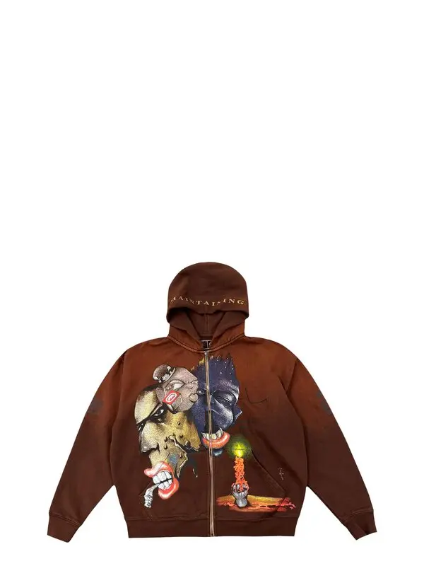 CACTUS JACK BY TRAVIS SCOTT X Ecko Maintaining Zip Hoodie - Brown