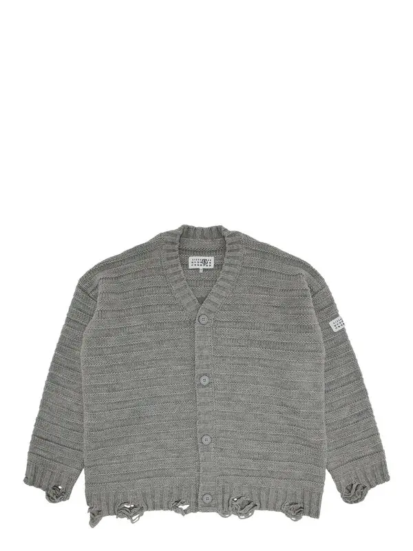 MAISON MARGIELA Milange Cardigan - Grey