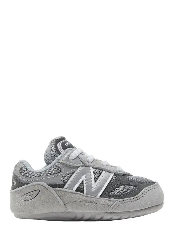 NEW BALANCE 990v6 Bungee Crib Sneakers - Grey