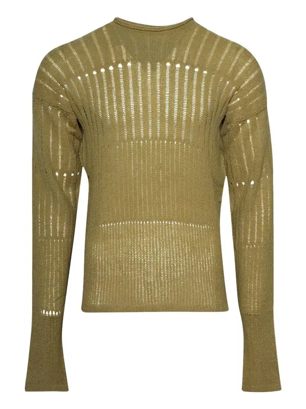 Rick Owens Oversized Pull Sweater - Green