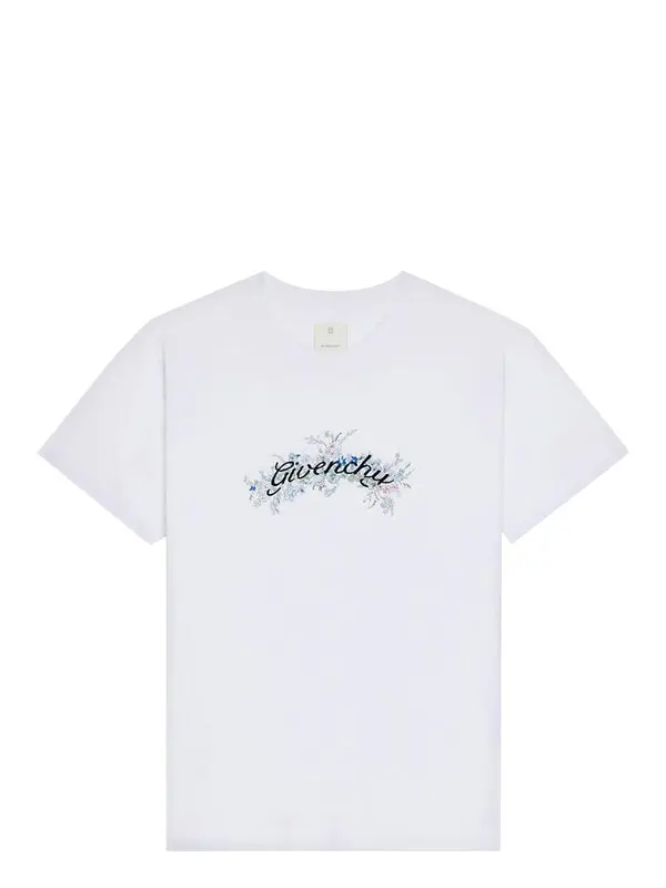 Givenchy Flowers T-shirt - White
