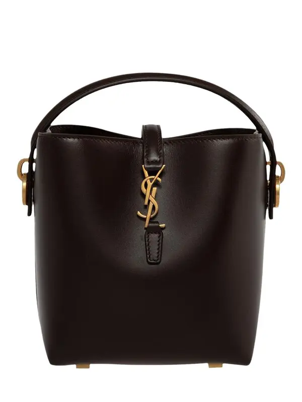 Saint Laurent Le 37 Leather Shoulder Bag - Brown