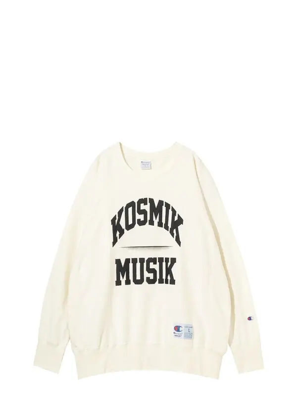 UNDERCOVERISM X Champion Kosmik Musik Sweatshirt - Cream