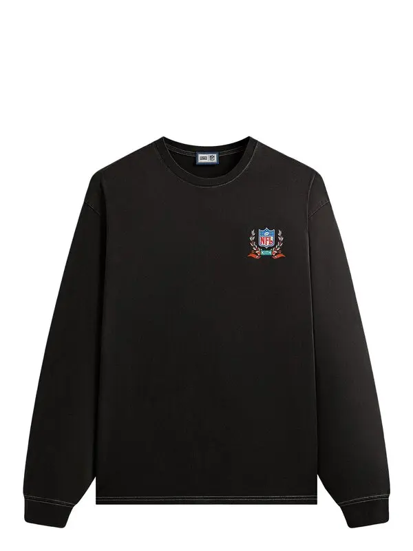 Kith 47 For The Nfl: Dolphins Vintage Long-sleeve Tee - Black