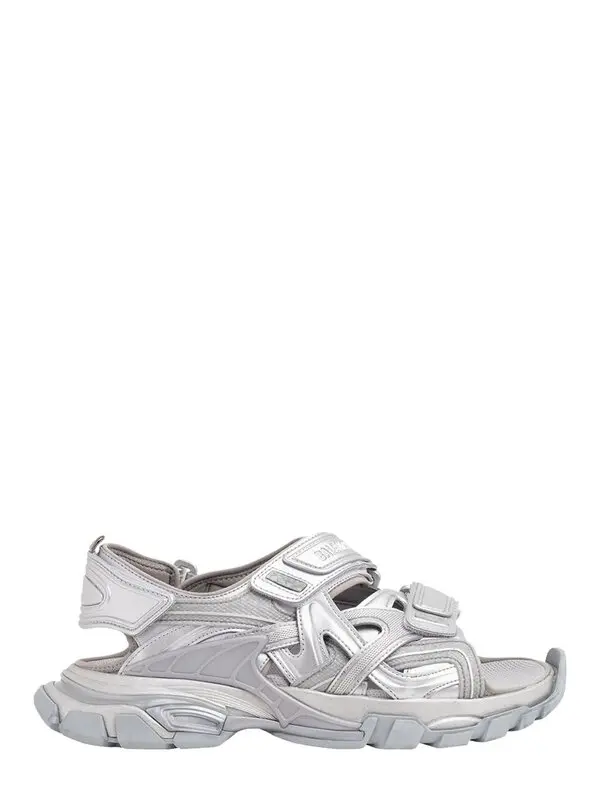 Balenciaga Track Sandal - Silver