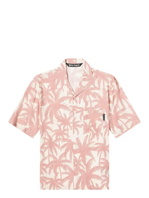 Palm Angels Palms All Over Shirt - Cream