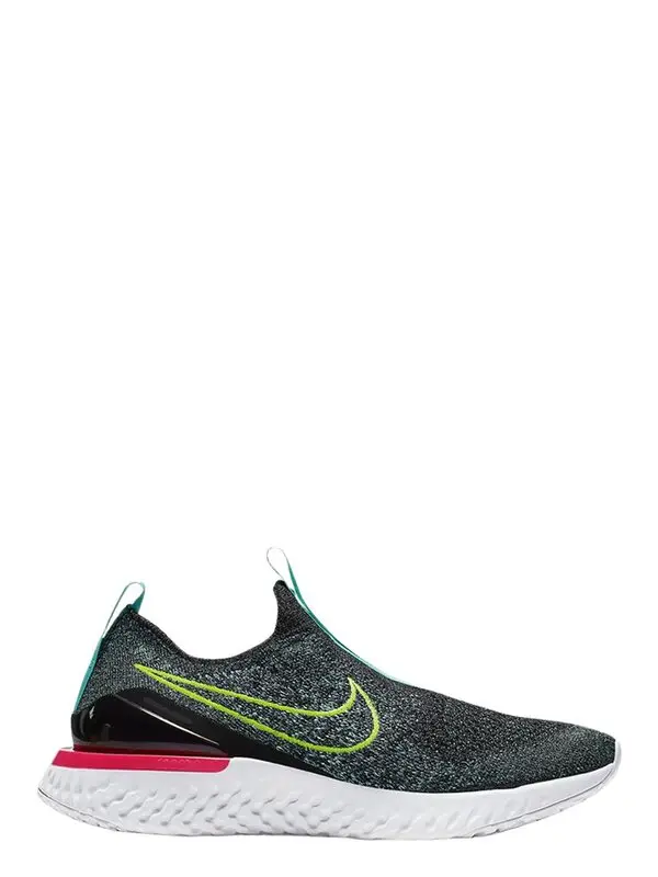 Nike Epic Phantom React Flyknit Gs Sneakers - Black