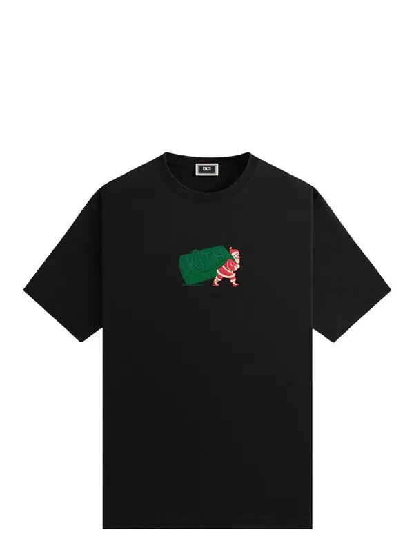 Kith Comic Santa Tee - Black