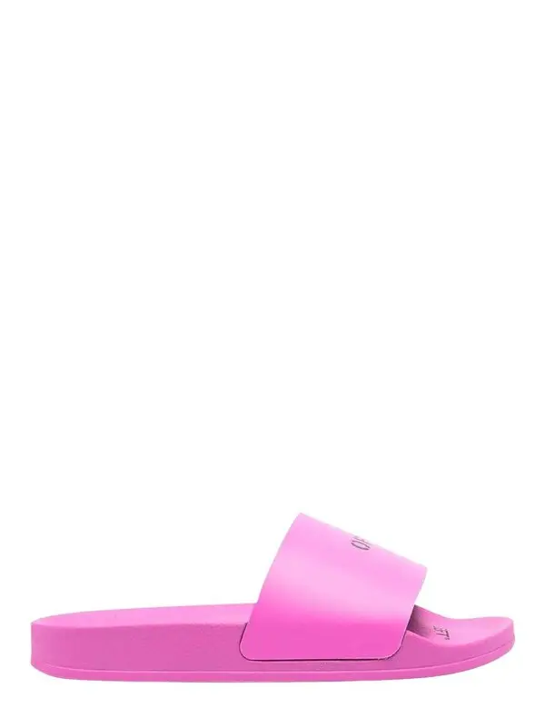 Off-White Pool Sliders - Pink