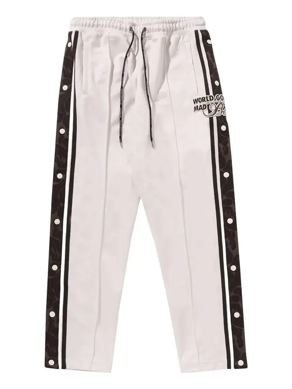 A BATHING APE Jersey Track Pants - White