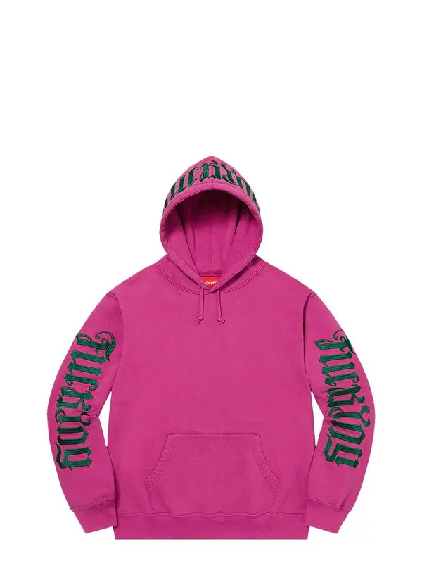Supreme Ambigram Hooded Sweatshirt - Pink