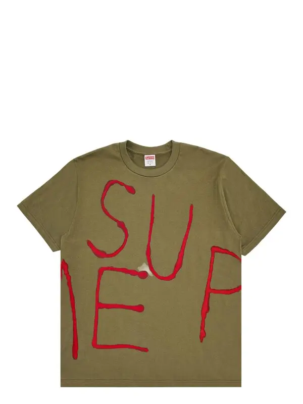 Supreme Painted Tee - Green