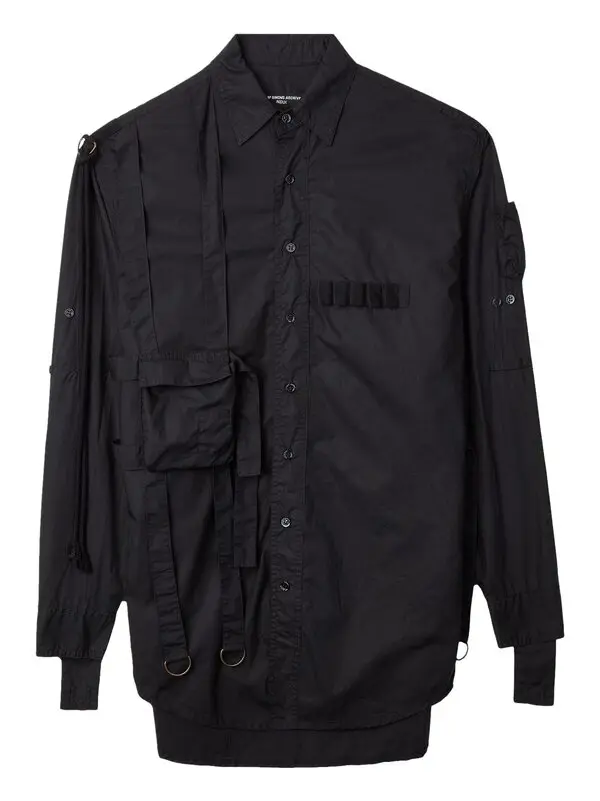Raf Simons Pockets And Straps Shirt - Black