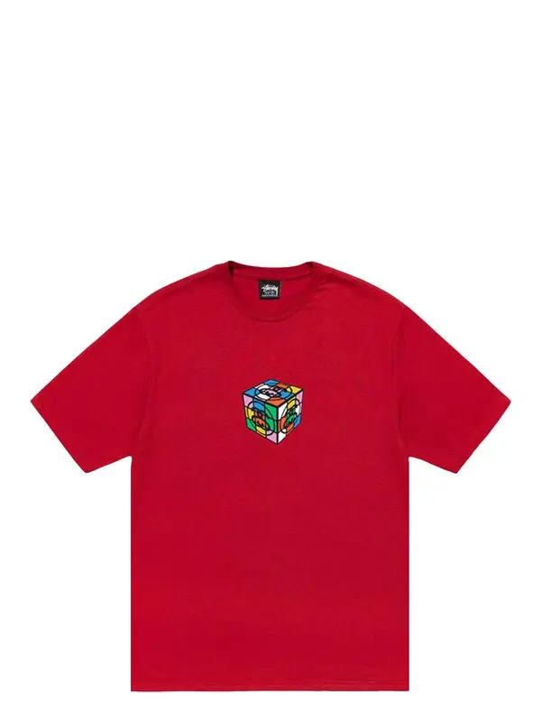 StÜssy Cube Tee - Red