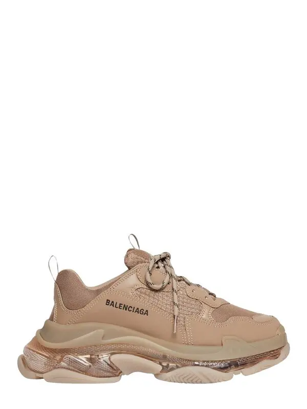 Balenciaga Triple S Sneaker With Clear Sole - Brown
