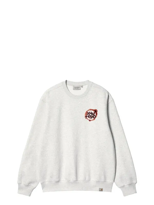 Carhartt Work In Progress Exclusive For Manifesto Sweatshirt - Grey