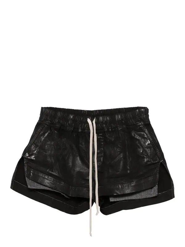 Rick Owens Denim Boxer Shorts - Black
