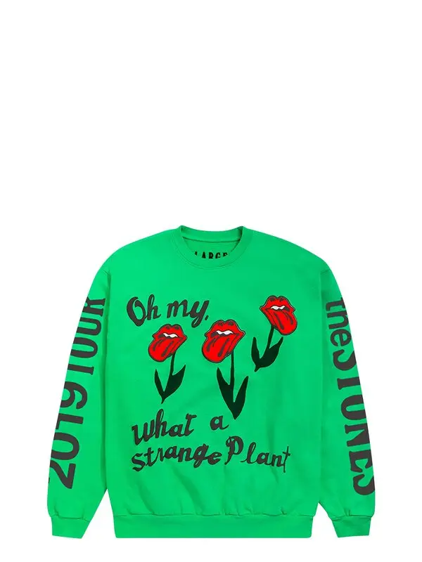 CACTUS PLANT FLEA MARKET Rolling Stones No Filter Tour Sweatshirt - Green