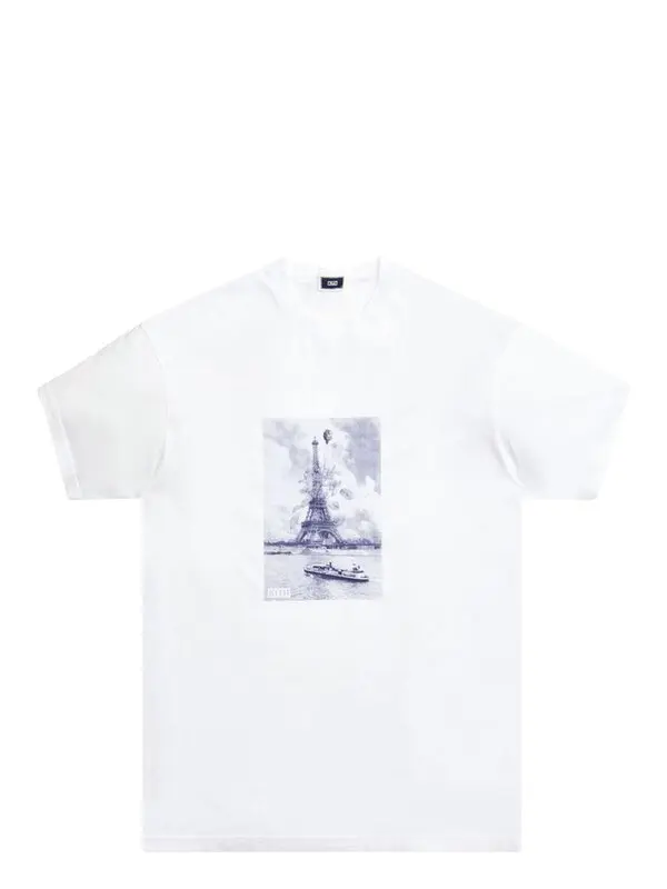 Kith Floral Eiffel Tee - White