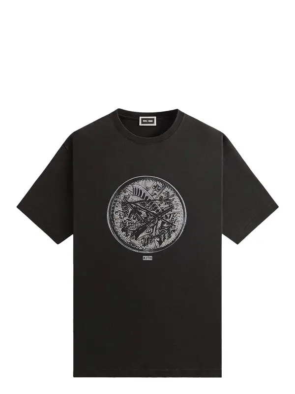 Kith X Batman Coin Vintage Tee - Black