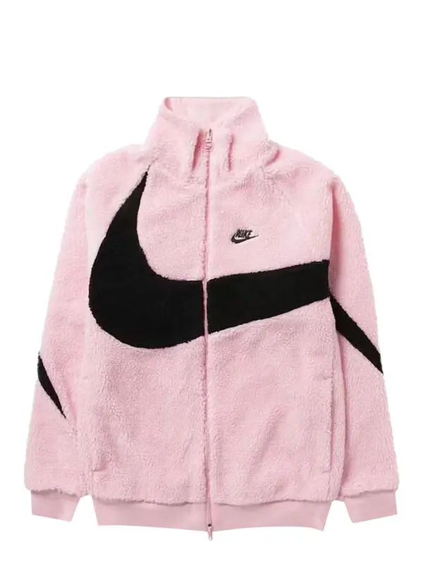 Nike Sportswear Big Swoosh Reversible Boa Jacket - Pink