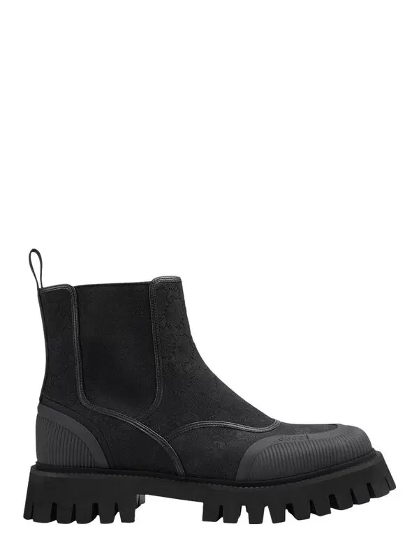 Gucci Gg Ankle Boot - Black