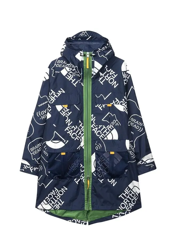 BRAIN DEAD X The North Face 76 Oversized Mountain Parka - Blue