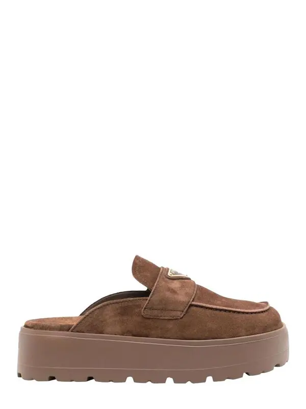 Prada Mules - Brown