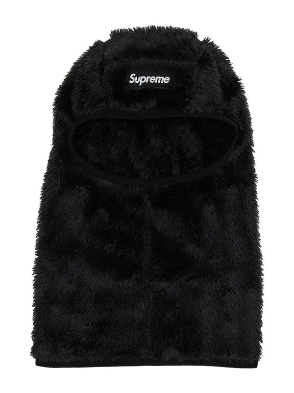 Supreme Fuzzy Balaclava - Black