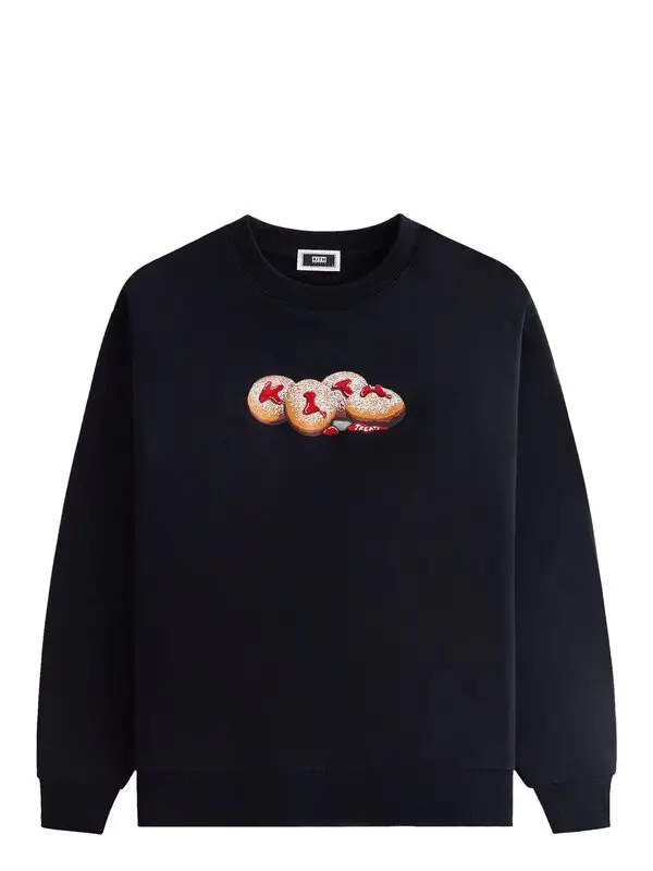 Kith Treats Jelly Doughnut Nelson Crewneck - Black