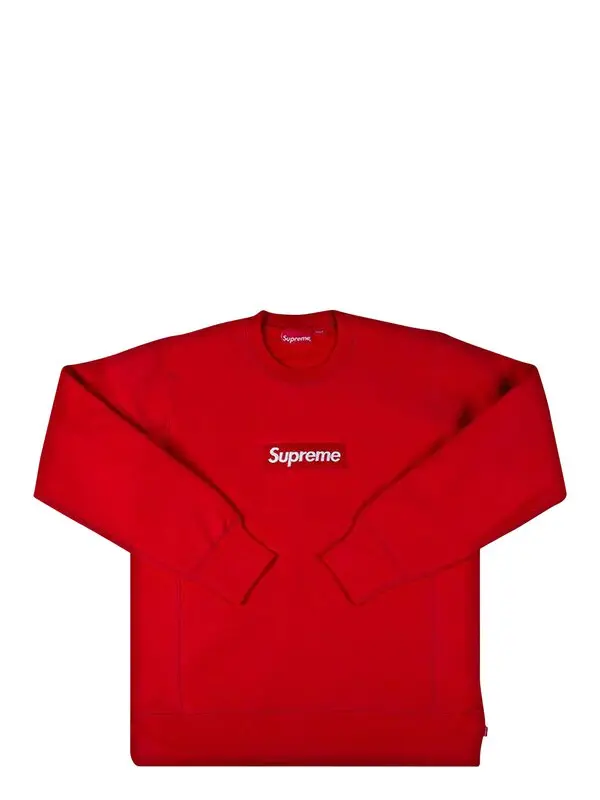 Supreme Box Logo Crewneck - Red