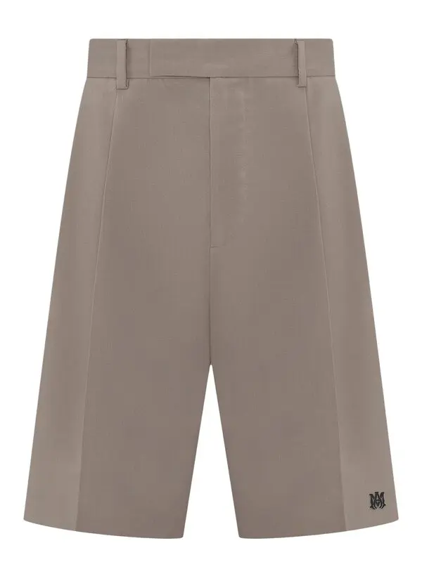 Amiri Double Pleat Shorts - Tan