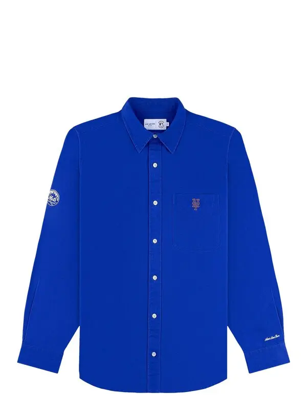 Aimé Leon Dore X New York Mets Leon Overshirt - Blue