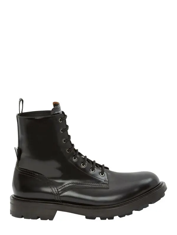 Alexander McQueen Worker Boot - Black