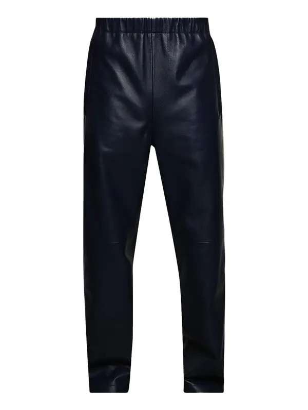 Marni Leather Pant - Blue