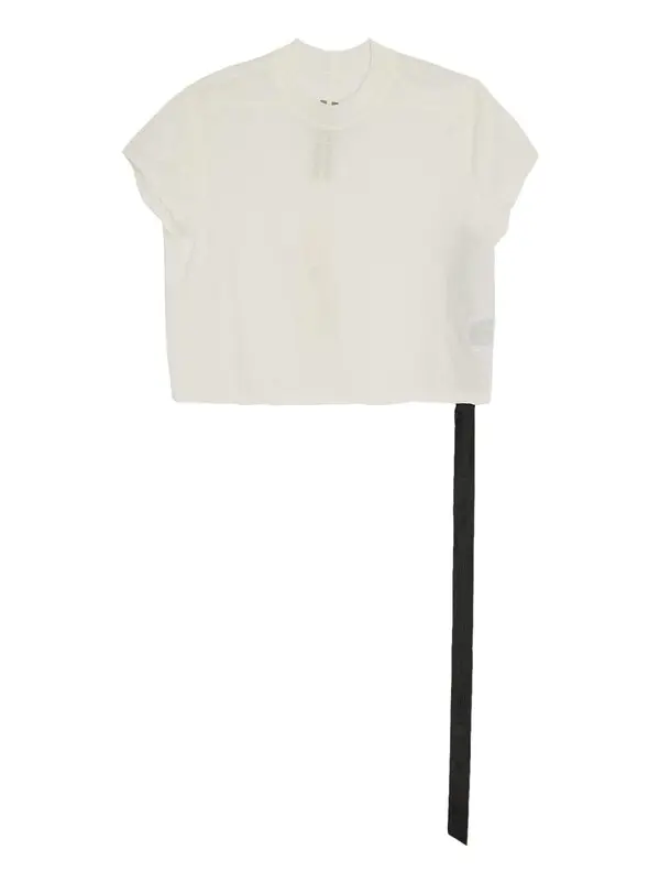 Rick Owens Cropped Small Level T-shirt - White