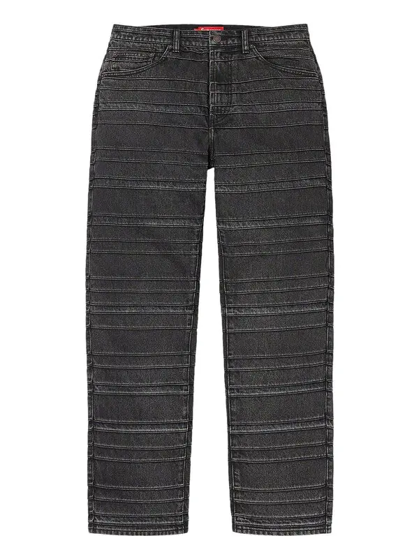 Supreme Layered Jeans - Black