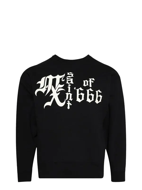 SAINT MXXXXXX Mx666 Crewneck Sweatshirt - Black