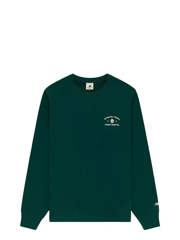 Aimé Leon Dore X New Balance Iftb Crewneck Sweatshirt - Green