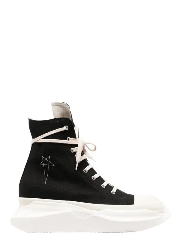 Rick Owens Pentagram Embroidery Abstract High - Black