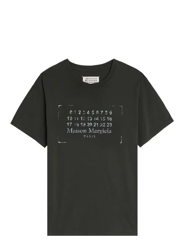 MAISON MARGIELA Ring Spun Jersey T-shirt - Black