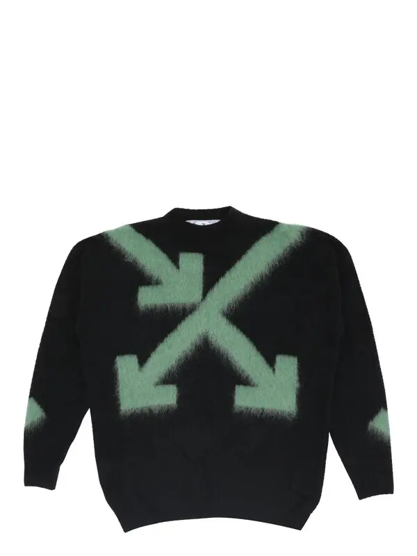 Off-White Arrows Crewneck - Green