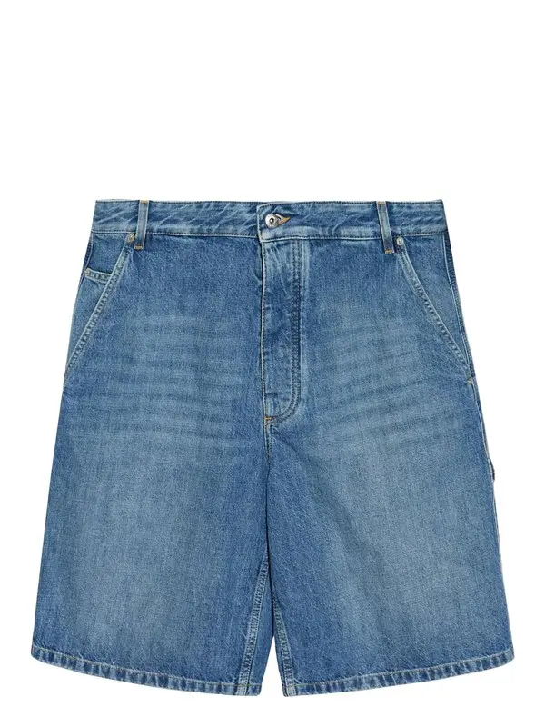 Bottega Veneta Eco Wash Shorts - Blue