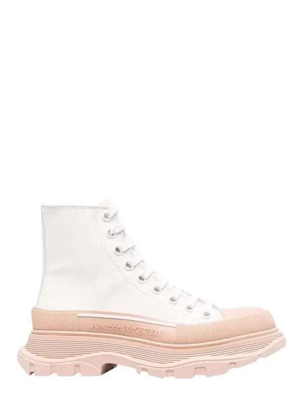 Alexander McQueen Tread Slick Boots - White