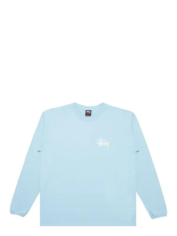 StÜssy Gear Basic Logo Long-sleeve T-shirt - Blue