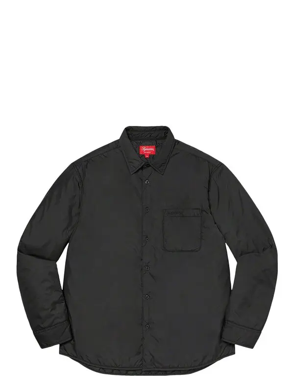 Supreme Nylon Filled Shirt - Black