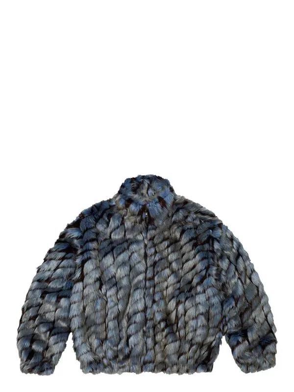 Supreme Faux Fur Windstopper Jacket - Blue