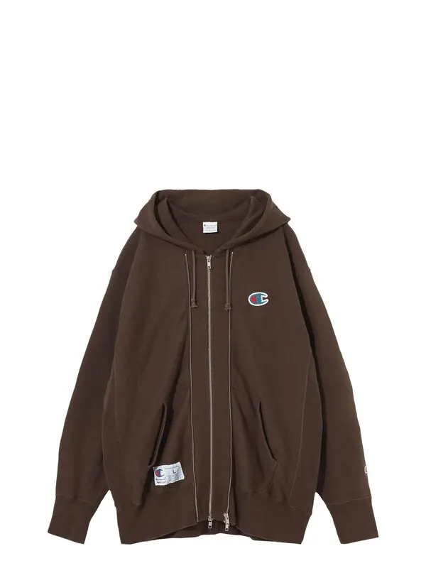 UNDERCOVERISM Champion Zip-up Hoodie - Brown